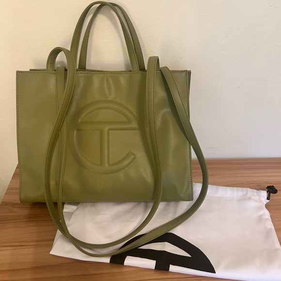 Telfar | Bags | Telfar Large Shopping Bag Drab Sage Green | Poshmark